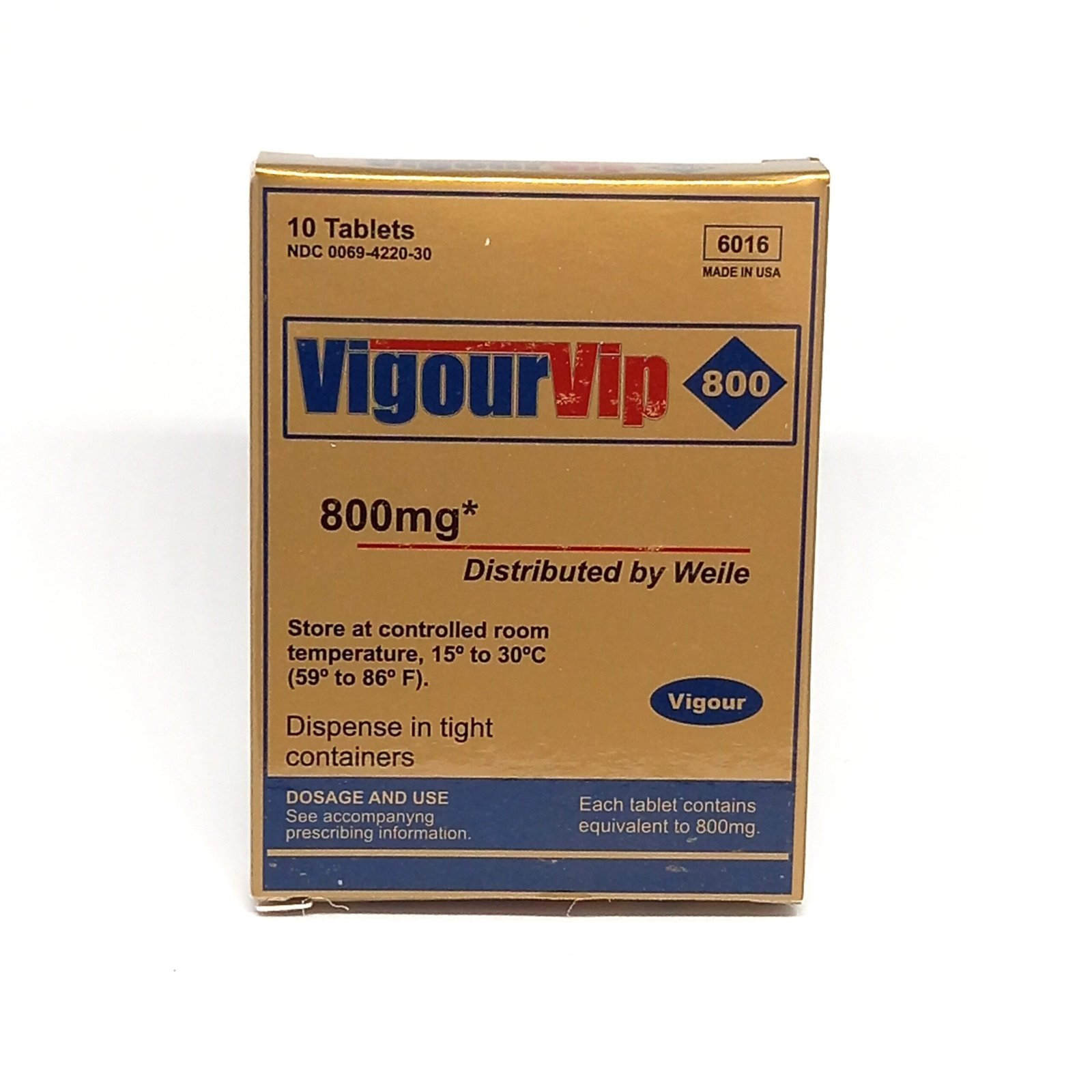 VIGOUR VIP 800mg - CACETE